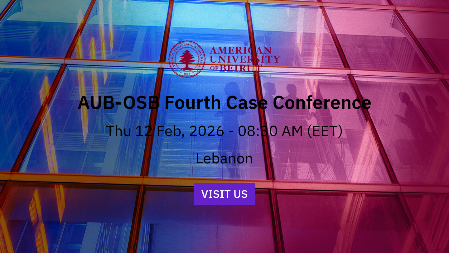 AUB-OSB Fourth Case Conference