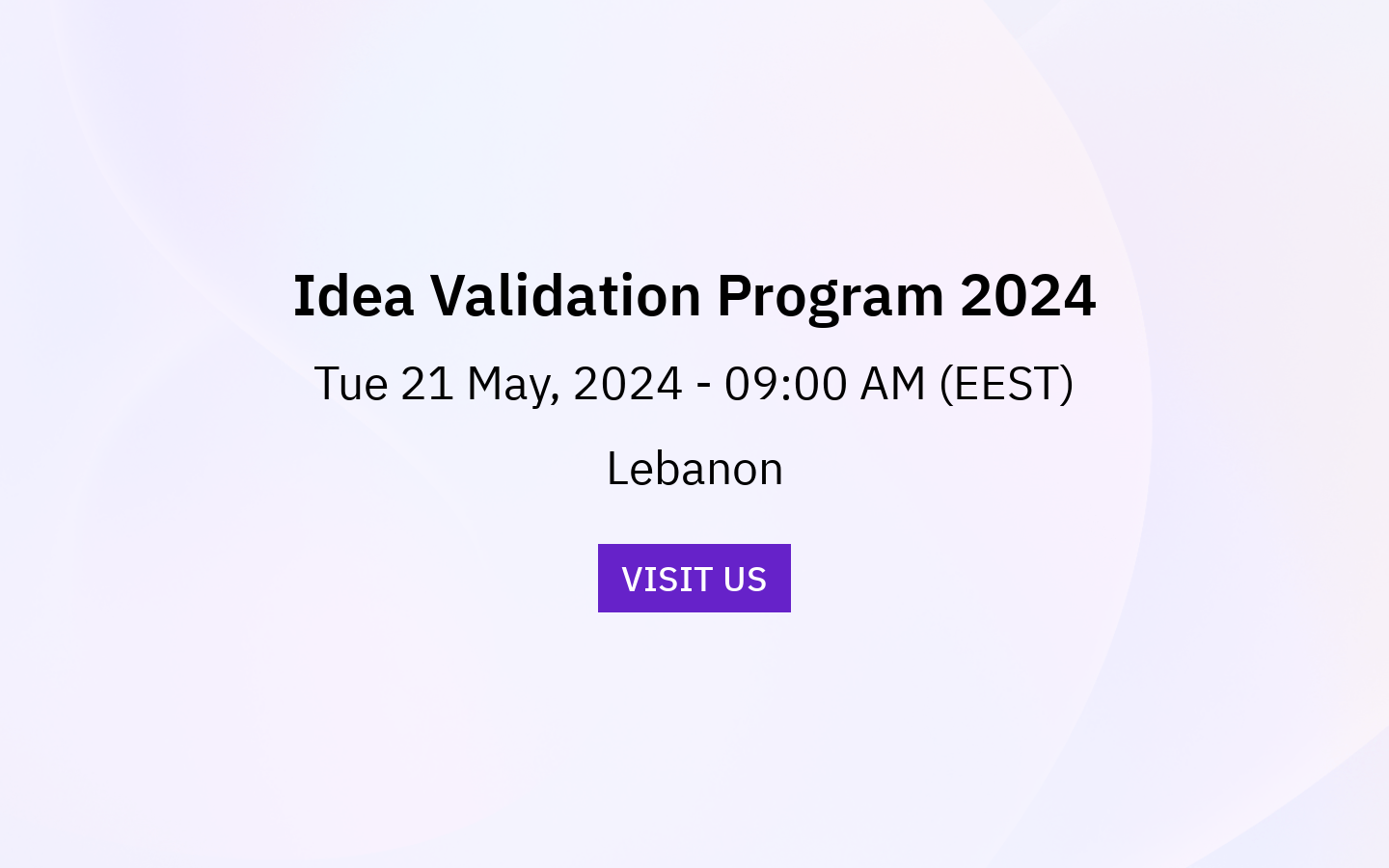 Idea Validation Program 2024